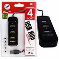 هاب 4 پورت USB2 XP H808E - شهر کامپیوتر
