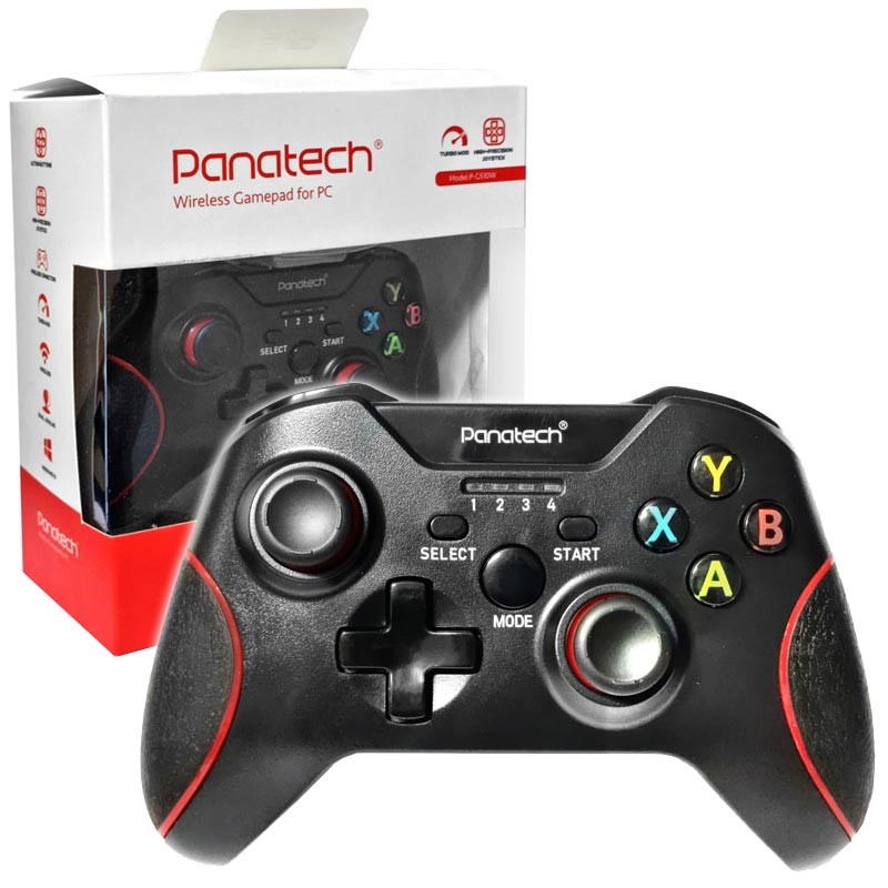 گیم پد بیسیم تک شوک دار حرفه ای Panatech P-G510W طرح XBOX - فروشگاه اینترنتی شهر کامپیوتر